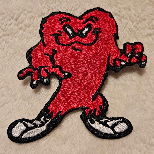 Hairy Cartoon Monster Patch - Etsy