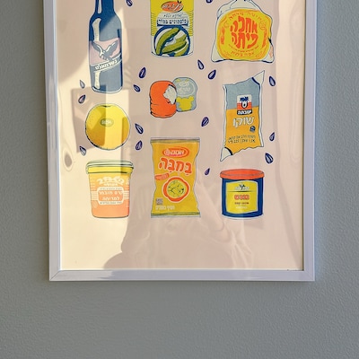 Wheres Waldo Blue & Yellow High Quality Risograph Print A3 3 Colors ...