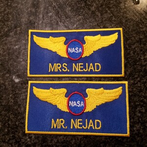 Astronaut Costume Custom Name Embroidered Patch Astronaut - Etsy