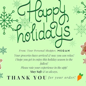 Sudster Thank You Card for Customer, Thank You Note, Delivery Driver ...