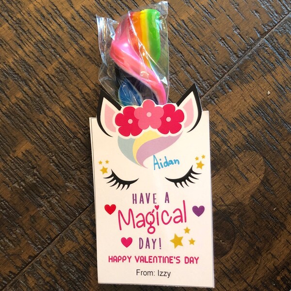 Unicorn Valentines Printable Cards, Printable Unicorn Valentine Cards ...