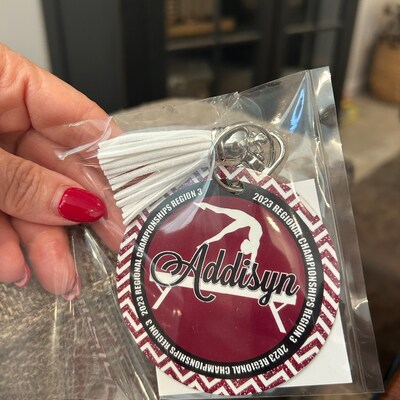 Runner Girl Glitter Bag Tag Personalized Bag Tag Track Amd - Etsy