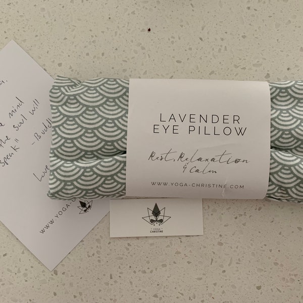Flower Bright Linseed & Lavender Yoga Eye Pillow - Etsy