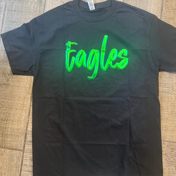 Custom Puff Print Team Name T-shirt, Personalized Puff Writing for ...