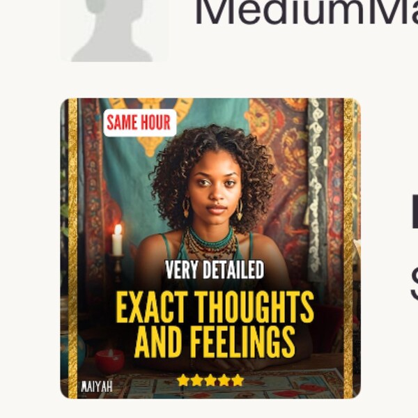 Very Detailed Exact Thoughts Exact Feelings Reading, SAME HOUR Future ...