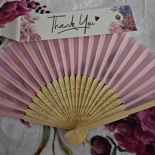 Personalized Hand Fans Bulk Wedding Party Favors Gifts for Guest ...