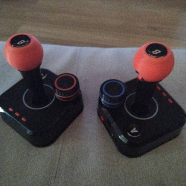 Single Arcade Style 5"(130mm) Tall - 40mm Ball Topper With Base Stand ...