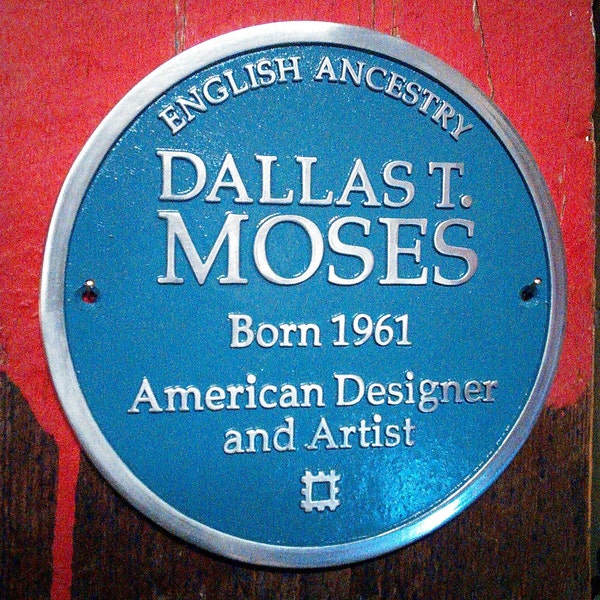 Personalized Fun Blue Plaque With Your Choice of Wording - for Outdoor ...