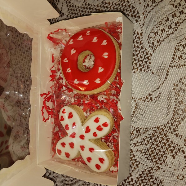 Valentine XO Heart Donut Set of 3 Cookie Cutters - Etsy