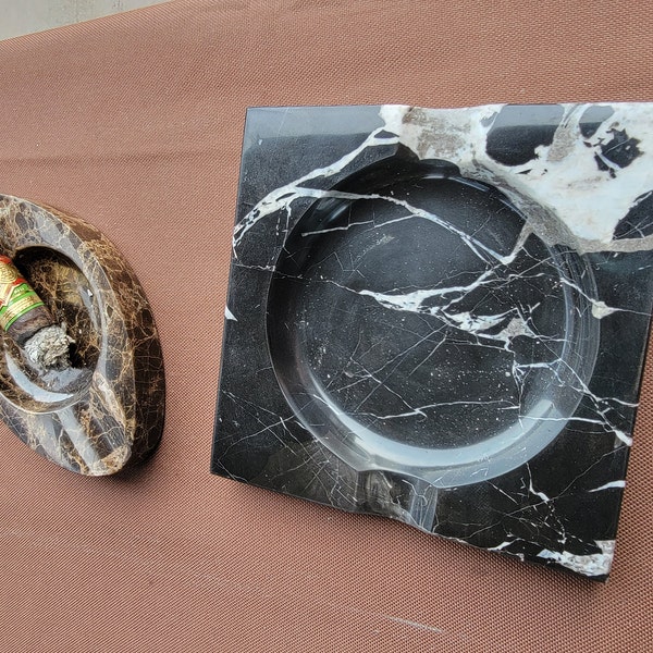 Marble Roundbowl Natural Marble Bowl Brown Marble Plate Dining Table ...