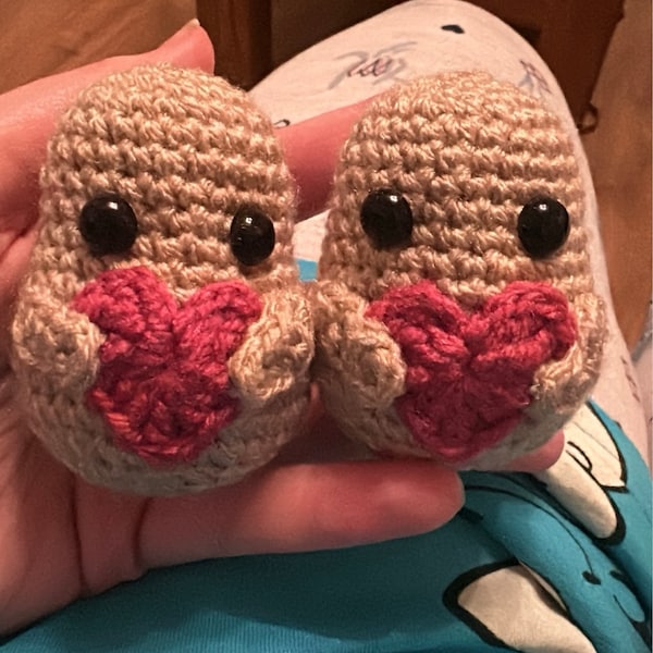 Jaycee the Emotional Support Potato Amigurumi - Crochet PDF Pattern ...