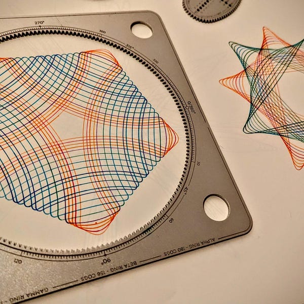 7-in-1 Big Metal Spirograph Drawing Toolset - PLANARC Metalmax - Etsy