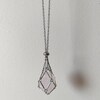 Titanium Steel Gem Holder Necklace , Titanium Steel Crystal Holder ...