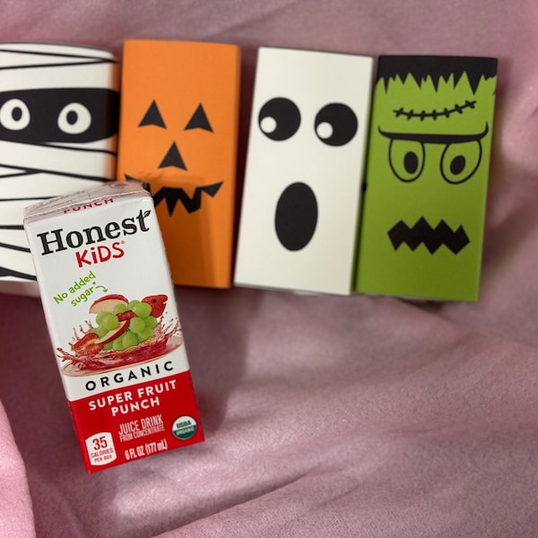 Halloween Juice Box Wrappers. Instant Digital Download. 4 Label Choices ...