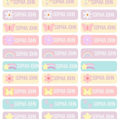 Printable Kids Clothing Labels Dresser Drawers Closet Storage Labels ...