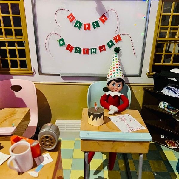 Elf Printable Happy Birthday Kit - Printable Elf Props, Printable Elf ...