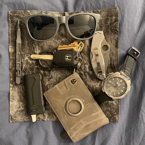 EDC Hank Topography Themed Hank Men's Handkerchief Women's Handkerchief ...