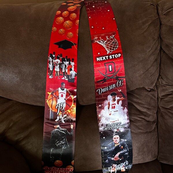 Digital 3D Senior Graduation Stole/sash 1 All Over Print Photoshop ...