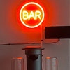 Neon Bar Sign for Home Bar Circle Shape Neon Sign Custom Bar Pub Table ...