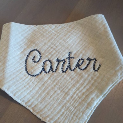 Customize Bibs Special Occasions Embroidered Name Shower Bib Gift ...