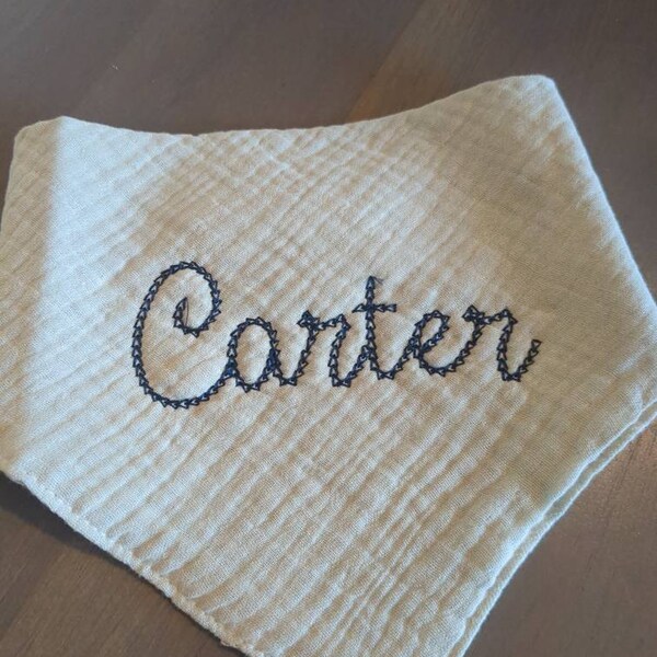 Customize Bibs Special Occasions Embroidered Name Shower Bib Gift ...