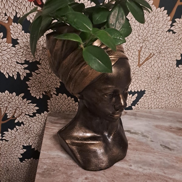 Slawa Slavic Human Face Shaped Flower Pot - Etsy
