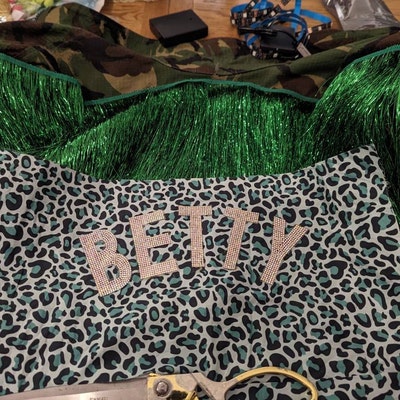 Red Old English Letter Patches Iron on / Sew Retro Alphabet Embroidery ...