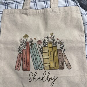 Bookish Bag, Books Tote Bag, Library Bag, Librarian Gifts, Book Lover ...