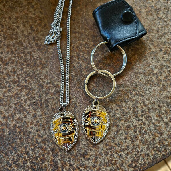 Engraved Security Style Badge Gold - Etsy UK