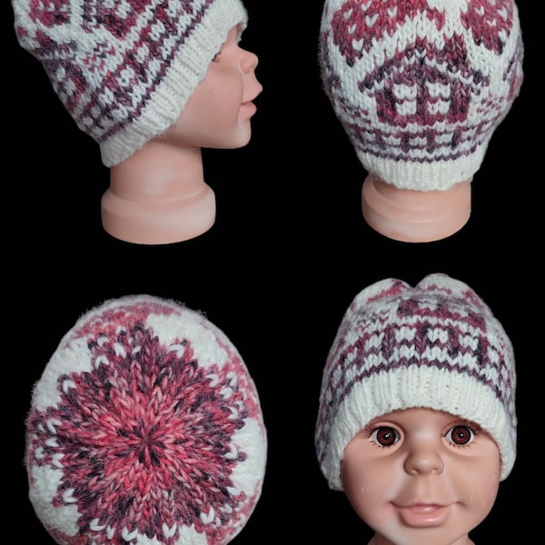 KNITTING PATTERN: the Holly Berry Cowl / Knit Cowl Pattern, Stranded ...