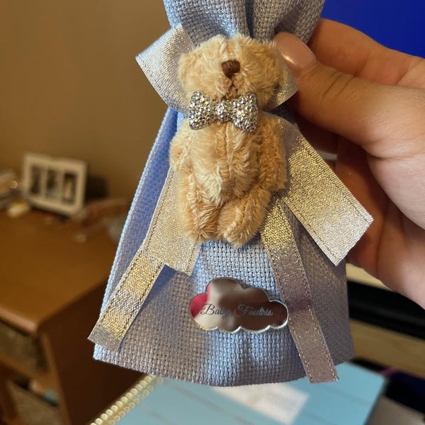 Custom Teddy Bear Scented Sachet: Baby Shower Favor - Etsy