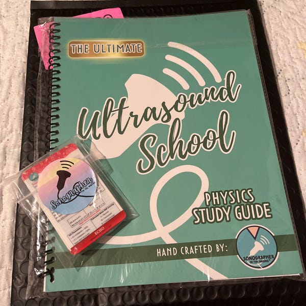 Ultrasound Physics SPI Study Guide Notes, Sonography Student ARDMS ...