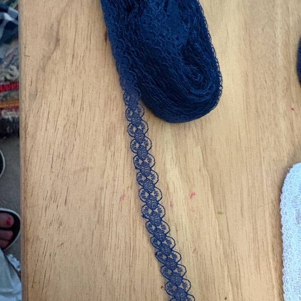 10 Yards of Light Pink Lace Ribbon/ Light Pink Lace Trim Approx. 0.7 ...