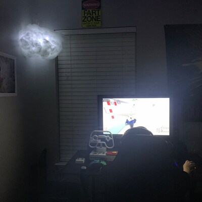 SET OF THREE Cloud Lights, Hanging Cloud, Night Light, Clouds ...