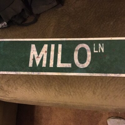 Personalized Distressed Metal Street Sign Personalized - Etsy