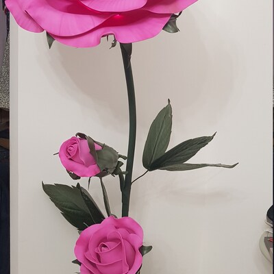 Floor Lamp Giant Isolon Flower Lamp Rose Flower Lamp Night Light Home ...