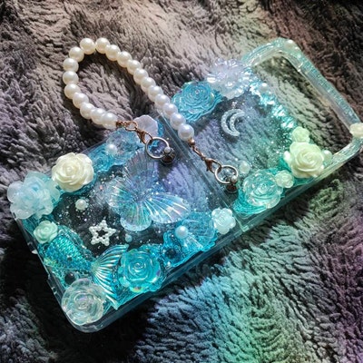 White Portrait Baroque Style Aesthetic Decoden Phone Case for All Brand ...