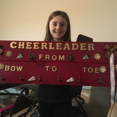 Cheer Bow Holder for Backpacks and Cheer Bags, Cheer Bows, Bow ...