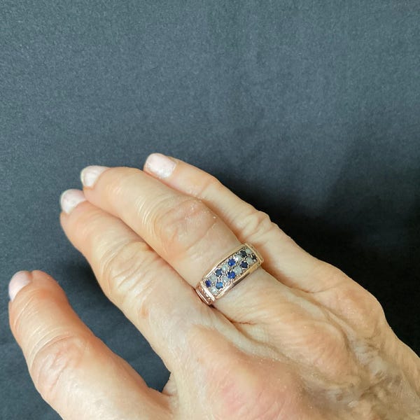 Anello con topazio fumé grezzo - Anello con pietra preziosa in oro rosa ...