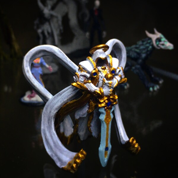 Celestial Sentinel Miniature for Dungeons and Dragons | Pathfinder - Etsy