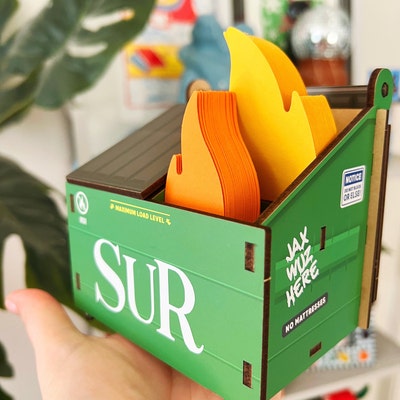 Sur Back Alley Dumpster Fire Desk Accessory Vanderpump Rules Pencil ...