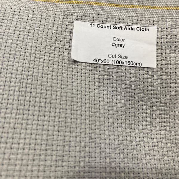 11 Count Soft Aida Cloth, 100% Cotton Cross Stitch Fabric - Etsy