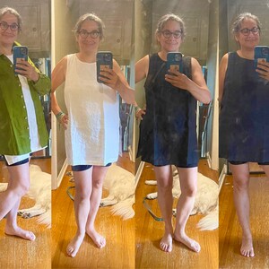 Linen Tank Top MALMO in Light Weight Linen - Etsy