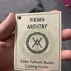 Rune Stone Casting Guide, Elder Futhark Pocket Casting Guide, Rune Book ...