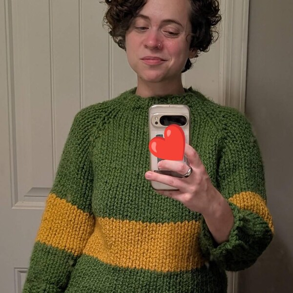 PATTERN - Frisk Sweater - Sizes XS-XXL - Pdf Download Knitting ...