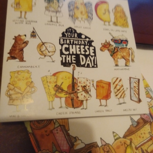 It’s Your Birthday, Cheese the Day! * Food * Birthday Card * Humour ...