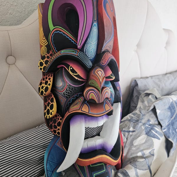 Authentic Boruca Mask, Costa Rica Indigenous Art, Tribal Mask ...