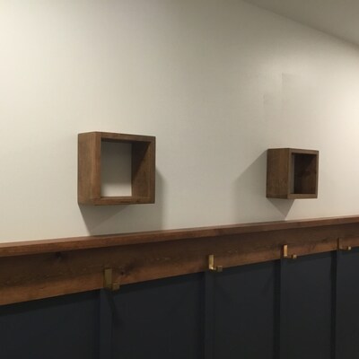 Floating Rectangle Shelf Bathroom Shelf Quality Wood Shelf - Etsy