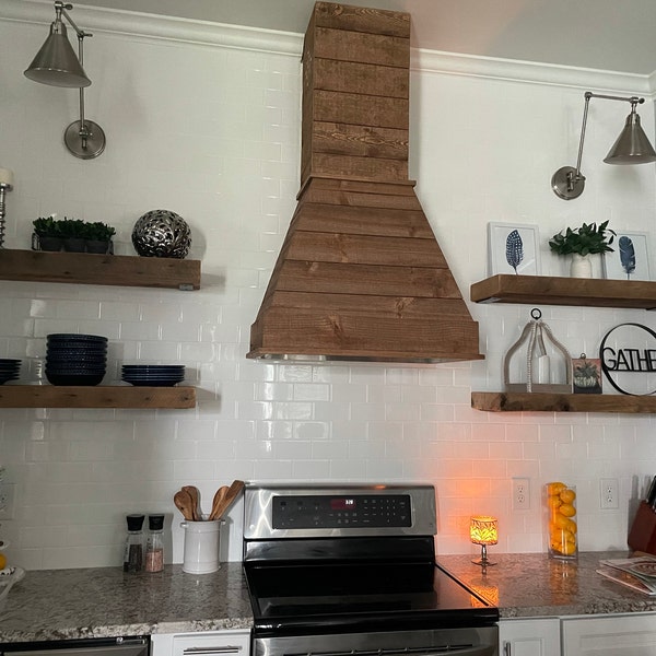 Add on - Chimney Extension, Shiplap Range Hoods Only, Wood Range Hood ...
