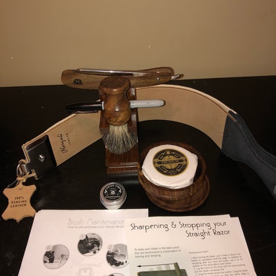 3 Edge Beard & Mushtache Clean Shave Safety Razor With Resin - Etsy UK